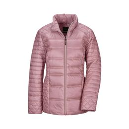 Steppjacke GOLDNER "&Uuml;bergangsjacke mit Muster-Mix", Damen, Gr. 54, rosa (ros&eacute;), Obermaterial: 100% Polyamid PA., gerade, Jacken Steppjacke, RV Taschen