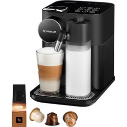 Nespresso Kapselmaschine "EN640.B von DeLonghi, schwarz", schwarz, B:20,3cm H:36,7cm T:27,6cm, Kaffeemaschinen, inkl. Willkommenspaket mit 7 Kapseln, Kapselmaschine