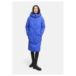 Winterjacke Marikoo "Teonaa", Damen, Gr. L, blau (galaxy blau), Obermaterial: 100% Polyester; Futter: 100% Polyester; Wattierung: 100% Polyester; &Auml;rmelfutter: 100% Polyester, Jacken Winterjacke, Figurbetonte Passform mit moderner Steppung