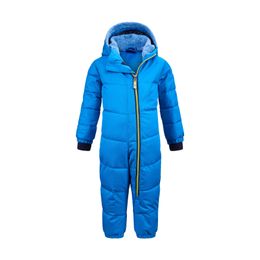 Schneeoverall Killtec "Twinkly MNS ONPC B", M&auml;dchen, Gr. 74/80, Normalgr&ouml;&szlig;en, blau, Obermaterial: 100% Polyester;Futter: 100% Polyester;F&uuml;llung: 100% Polyester, Overalls Schneeoverall, Wasserabweisender Schneeanzug mit Fleece und reflektierenden Details