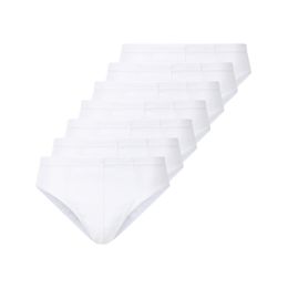 Slip Babista "7er Pack Slips FORTUNO", Herren, Gr. XL, wei&szlig;, Obermaterial: 100% Baumwolle CO., Unterhosen Slip
