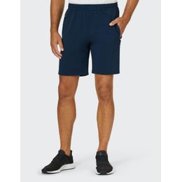 Shorts Joy Sportswear "LAURIN", Herren, Gr. 58, N-Gr, blau (marine), Sweatware, Obermaterial: 70% Baumwolle, 25% Polyester, 5% Elasthan, unifarben, Hosen Shorts