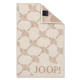JOOP! G&auml;stehandtuch JOOP "G&auml;stetuch Classic Cornflower 1er Pack" Gr. S, beige (creme), B:30cm, Obermaterial: 100% Baumwolle CO., Handt&uuml;cher, G&auml;stehandtuch