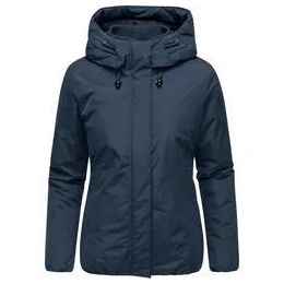Winterjacke Ragwear "Sunniva Warm", Damen, Gr. XXL (44), navy, Obermaterial: 100% Polyester. Innenfutter: 100% Polyester. Wattierung: 100% Polyester, Basic, figurumspielend h&uuml;ftbedeckend, hoch geschlossener Ausschnitt, eng elastischer Bund, Jacken Winterjacke, Wasserdichte und atmungsaktive Damen Jacke f&uuml;r den Winter