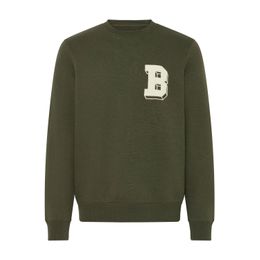 Longpullover Blend "Sweater BHBade", Herren, Gr. XL, schwarz (forest night), Obermaterial: 60% Baumwolle CO. 40% Polyester PES., Pullover Longpullover