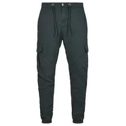 Cargohose Urban Classics "Urban Classics Herren Cargo Jogging Pants", Damen, Gr. S, US-Gr&ouml;&szlig;en, bottlegr&uuml;n, 100% Baumwolle, unifarben, slim fit, Hosen Cargohose
