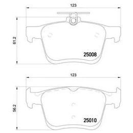Brembo Bremsensatz-Vorn und hinten SG00000EO1 Bremsensatz, Scheibenbremse vorne rechts links Gelocht 288mm f&uuml;r SKODA VW (SVW) SEAT (FAW) JETTA AUDI MG