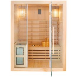 Sauna Sanotechnik "RIGA", beige (natur), Saunaofen, 4,5 kW, Saunen, Sauna, f&uuml;r 3 Personen