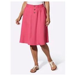 Schlupfrock Classic Basics, Damen, Gr. 40, pink (fuchsia), 100% Polyester, unifarben, knielang, R&ouml;cke