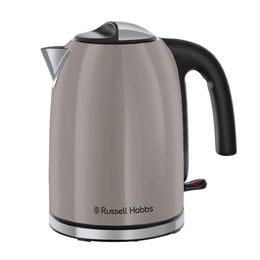 Russell Hobbs Wasserkocher "Colours Plus+ Mocha 28511-70", mokka, B:16,2cm H:22,8cm T:23,8cm, Wasserkocher, Edelstahl, Schnellkochfunktion, Perfect-pour-Ausgust&uuml;lle, Kalkfilter, Wasserkocher