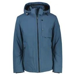 Outdoorjacke Lerros "Herren Struktur-Blouson in &Uuml;bergr&ouml;&szlig;en", Gr. 3XL, storm blau, 100% Polyester, Jacken Outdoorjacke