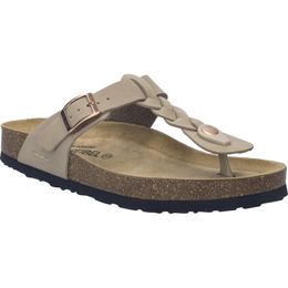 Sandale Josef Seibel "Hermine 15, beige-kombi", Damen, Gr. 40, beige (beige, kombi), Obermaterial: 100% Rindsleder Leather cow., Schuhe Sandale