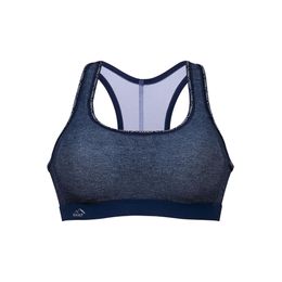 Sport-BH Anita "Sport BH PanAlp Delta", Damen, Gr. 90, Cup C, blau (jeans), Obermaterial: 62% Polyamid PA. 32% Elasthan EL. 6% Polyester PES., BHs Sport-BH