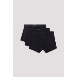 Boxershorts YSABEL MORA "BASIC COLLECTION COTTON", Herren, Gr. S, schwarz, Obermaterial: 95% Baumwolle, 5% Elasthan, unifarben, Unterhosen Boxershorts, mit praktischem Eingriff im Schritt