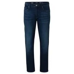 5-Pocket-Hose Stooker Men "Men Frisco Colour Straight Fit Jeans", Damen, Gr. 40, L&auml;nge 30, blau (mid blau used), Twill, 84% Baumwolle, 14% Polyester, 2% Elasthan, gerade lang, Hosen 5-Pocket-Hose, Straight Fit Casual Clean Wash Twill Coloured Comfort Flex f&uuml;r Herren