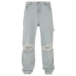 Bequeme Jeans Karl Kani "Karl Kani Herren", Damen, Gr. 34, Normalgr&ouml;&szlig;en, bleached blau, 100% Baumwolle, unifarben, normal, Jeans