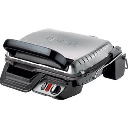 Kontaktgrill Tefal "GC3060 3in1", grau (edelstahl), B:20,1cm H:31,8cm T:41,7cm, Kontaktgrill_Standgrill_Tischgrill_Teppanyakigrill, Kontaktgrill, Mit &Uuml;berback-Funktion, Aufklappbar als Tischgrill/BBQ