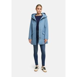 Winterjacke Marikoo "Marikoo Mayleen Damen Softshell Jacke B856", Damen, Gr. M, blau (powder blau), Obermaterial: 95% Polyester PES. 5% Elasthan EL., Jacken Winterjacke