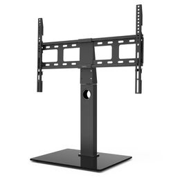 Hama TV-Standfu&szlig; "TV Standfu&szlig;, schwenkbar, h&ouml;henverstellbar, 165 cm, 65 Zoll, bis 40 kg", schwarz, B:64,3cm H:81,8cm T:33cm, Ger&auml;tehalterungen, TV-Standfu&szlig;