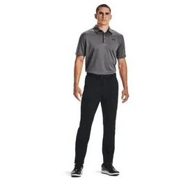 Poloshirt Under Armour "TECH POLO", Herren, Gr. M, graphite, schwarz, schwarz, Obermaterial: 100% Polyester, normal, Shirts, gerader Rumpfabschluss, normale Schnittform, f&uuml;r Sportmode