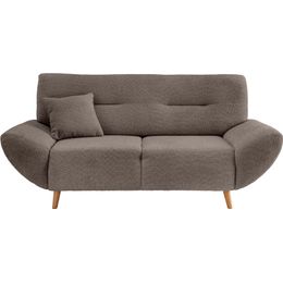 2-Sitzer Home Affaire "Drago", taupe, B:173cm H:81cm T:90cm, 100% Polyester, Sofas, 2-Sitzer