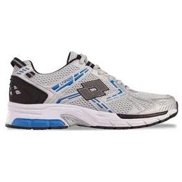 Sneaker Lotto, Damen, Gr. 37, silber (silber, blau), Kunstfaser, Synthetik, Mesh, Schuhe Sneaker, - in angesagtem Y2K Style