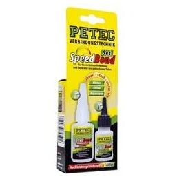 Petec Speedbond-Set, Inh. Hochleistungsklebstoff + Filler, SB-Karte 93550 Kunststoff-Klebstoff,Klebstoff, Kunststoffreparatur,Gummiklebstoff,PVC-Klebs
