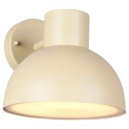 Trio LEUCHTEN Au&szlig;en-Wandleuchte "ELBE, Fassadenbeleuchtung Downlight, exkl 1x E27 max 10W, Outdoor IP44", sand, 1, &Oslash; 20cm H: 18,5cm, 1 Stk., Leuchten, Hauswand Leuchte aus Druckguss Aluminium, Leuchtmittel wechselbar