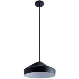Paco Home Pendelleuchte "HURLEY T", schwarz, 1, &Oslash; 36cm H: 18cm, Leuchten, H&auml;ngelampe Esszimmer K&uuml;chenlampe H&auml;ngend Esstischlampe Innen Gold, Pendelleuchte