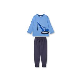Schlafanzug Sanetta "Pyjama", Jungen, Gr. 140, blau, Obermaterial: 100% Baumwolle CO., Homewear-Sets Schlafanzug