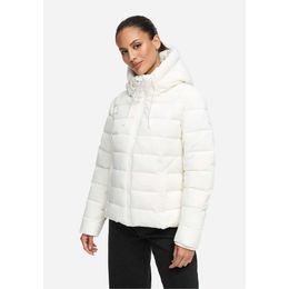 Winterjacke Marikoo "Marikoo Tayenaa Damen Herbst Winter Steppjacke N098", Damen, Gr. S, wei&szlig; (sanftes wei&szlig;), Obermaterial: 100% Polyester PES., Jacken Winterjacke