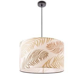 Paco Home Pendelleuchte "Kuba 123", wei&szlig;, 1, &Oslash; 45,5cm H: 27cm, Leuchten, H&auml;ngelampe Esstisch Wohnzimmer Modern Lampe Kinderzimmer Jungle, Pendelleuchte
