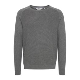 !Solid Rundhalspullover SOLID "Rundhalspullover SDTash", Herren, Gr. XXL, grau (gray melange), Obermaterial: 100% Baumwolle CO., Pullover Rundhalspullover