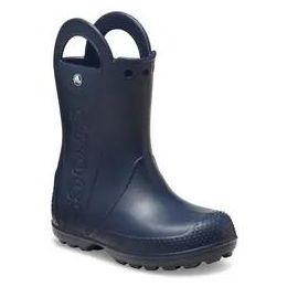 Gummistiefel Crocs "Kids&rsquo; Handle It Rain Boot", M&auml;dchen, Gr. 28, blau (navy), CrosliteTM, Schuhe Gummistiefel, Matschstiefel mit gro&szlig;en Griffen zum einfachen An- und Ausziehen