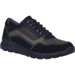 Sneaker Josef Seibel "Marley 50, schwarz-multi", Herren, Gr. 45, schwarz (schwarz, multi), Obermaterial: 100% Rindsleder Leather cow., Schuhe Sneaker