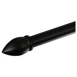 Gardinenstangen-Endst&uuml;ck Liedeco "Mush" Gr. 1, schwarz, H:3,1cm L:5,3cm &Oslash;:2cm, Gardinenstangenendst&uuml;cke, Gardinenstangen-Endst&uuml;ck, f&uuml;r Gardinenstangen &Oslash; 20 mm