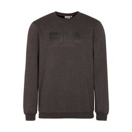 Sweatshirt Fila "Sweatshirt BARBIAN crew sweat", Damen, Gr. XS, grau (dunkelgrau), Obermaterial: 80% Baumwolle CO. 20% Polyester PES., Sweatshirts Sweatshirt