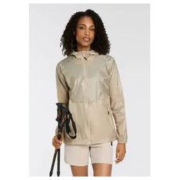 Regenjacke CMP, Herren, Gr. 40, beige (sabbia), Obermaterial: 100% Polyamid, Jacken Regenjacke, w&auml;rmend, &Uuml;bergangsjacke