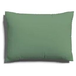 Kissenbezug Schlafgut "EASY JERSEY Kissenh&uuml;lle 100% Baumwolle, weicher Edel-Jersey, b&uuml;gelfrei", gr&uuml;n (gr&uuml;n mid), B:40cm L:60cm, Jersey, Obermaterial: 100% Baumwolle, Kissenbez&uuml;ge, Kissenbezug, mit farblich angepasstem Rei&szlig;verschluss, pflegeleicht, formstabil