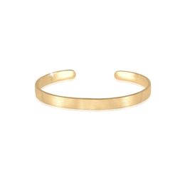 Armreif Kuzzoi "Armband Herren Basic Bangle Matt 925 Silber" Gr. 190, gold, Armb&auml;nder, Herren, Silber 925 (Sterlingsilber), Armreif