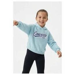Kapuzensweatshirt Converse "CNVG RELAXED GRAPHIC HOODIE", M&auml;dchen, Gr. 128/134 (M), rained out, Obermaterial: 60% Baumwolle, 40% Polyester, Sweatshirts, f&uuml;r Kinder und Jugendliche, sportlicher Stil
