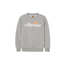 Sweatshirt Ellesse "Sweatshirt Suprios Sweatshirt Jnr", Jungen, Gr. 140-146, grau, Obermaterial: 80% Baumwolle CO. 20% Polyester PES., Sweatshirts Sweatshirt