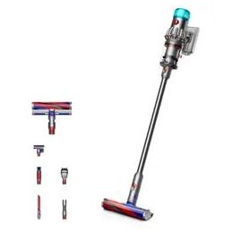 Dyson Akku-Hand-und Stielstaubsauger "V12TM Origin", nickel, nickel, B:25cm H:121,6cm T:25cm, Akkusauger, Anti-Kratz B&uuml;rste, kein Saugkraftverlust, LCD-Display, Topseller