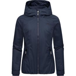 Winterjacke Ragwear "Winterjacke Dizzie Warm", Damen, Gr. 4XL, blau (navy), Obermaterial: 100% Polyester PES. Obermaterial: Futter: 100% Polyester PES. 100% Polyester PES., Jacken Winterjacke