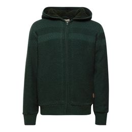 Strickjacke Blend "Strickjacke BHPullover", Herren, Gr. L, gr&uuml;n (deep forest), Obermaterial: 42% Polyester PES. 26% Polyacryl PAN. 15% Viskose CV. 13% Wolle WO. 4% Polyamid PA., Strickjacken Strickjacke