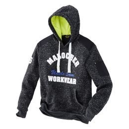 Hoodie Uncle Sam "Strickfleecehoodie royaltte", Herren, Gr. XL, schwarz (schwarz, royal, limette), Obermaterial: 100% Polyester PES., Sweatshirts Hoodie
