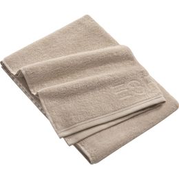 Handtuch Esprit "Modern Solid", beige (sand), B:50cm L:100cm, Webfrottier, Obermaterial: 85% Baumwolle, 15% Lyocell (TENCEL&trade;), Handt&uuml;cher, Handtuch, vegan produziert