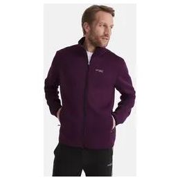 Sweatjacke Stooker Men "JOEL Knit Strick-Fleecejacke", Damen, Gr. M, bordeaux, Fleece, 100% Polyester, regular fit, ohne Ausschnitt, Sweatjacken Sweatjacke, Sherpa fleece Straight Fit Casual Sherpa f&uuml;r Herren