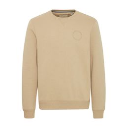 Rundhalspullover Blend "Rundhalspullover BHSweatshirt", Herren, Gr. XXL, beige (cornstalk), Obermaterial: 50% Baumwolle CO. 50% Polyester PES., Pullover Rundhalspullover