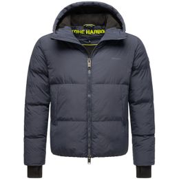 Steppjacke STONE HARBOUR "Winterjacke Tayroos XX", Herren, Gr. S, blau (navy), Obermaterial: 100% Nylon NY. Obermaterial: Futter: 100% Polyester PES. 100% Polyester PES., Jacken Steppjacke